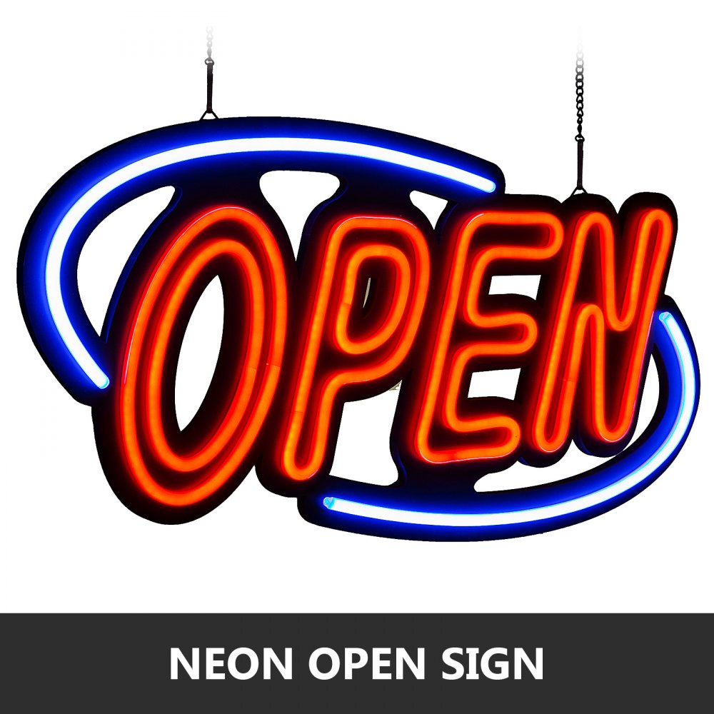 VEVOR Sign Open 31.5x15.7x1.2" Neon Open Sign 30W Led Open Sign ...