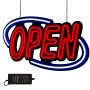 VEVOR Sign Open 31.5x15.7 inch Neon Open Sign 30W LED Open Sign ...