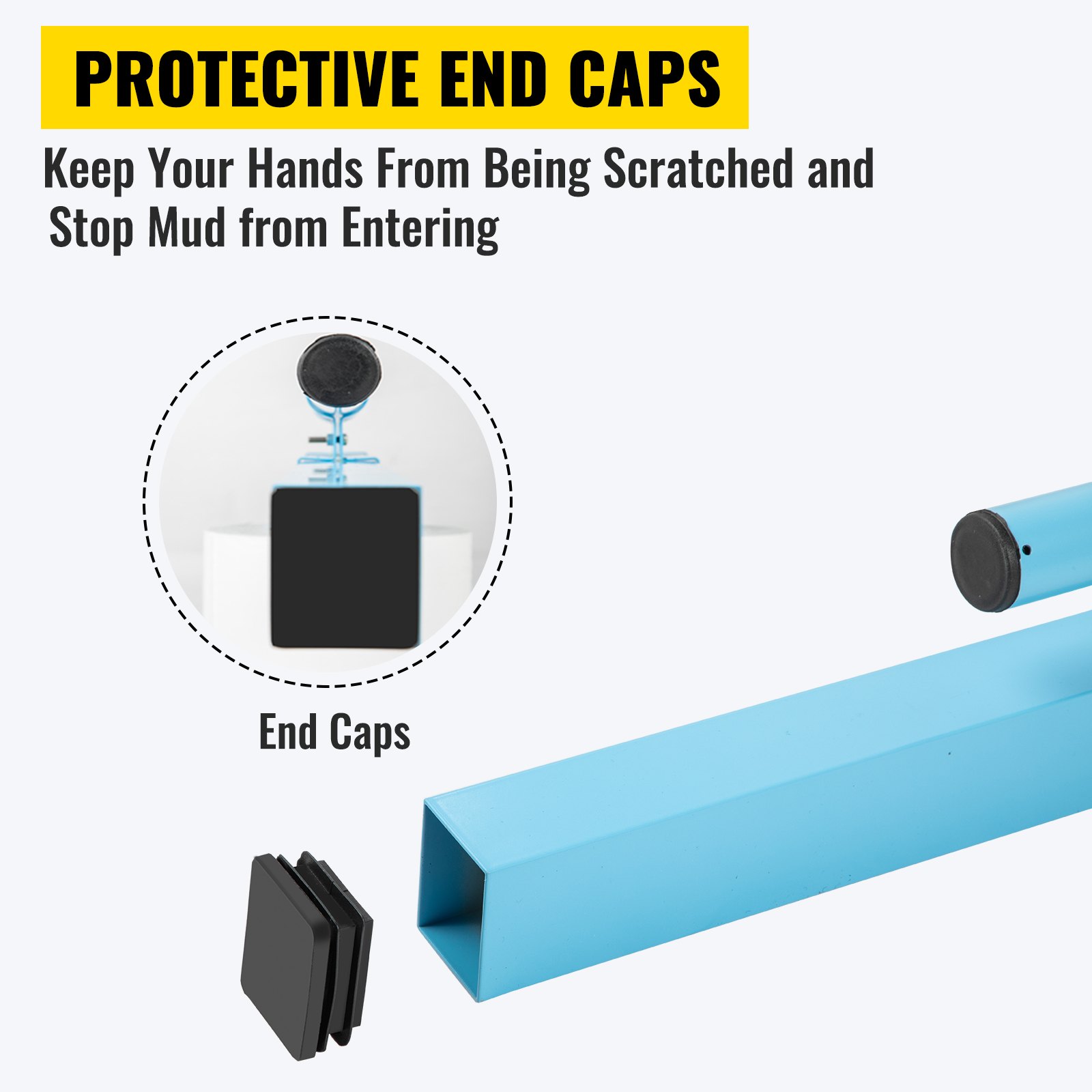 VEVOR Combo Concrete Screed, 48" Aluminum Screed Board, Concrete Screed ...