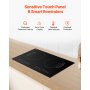 1800W 2 Burner Induction Cooktop Electric Countertop Burner Touch ...