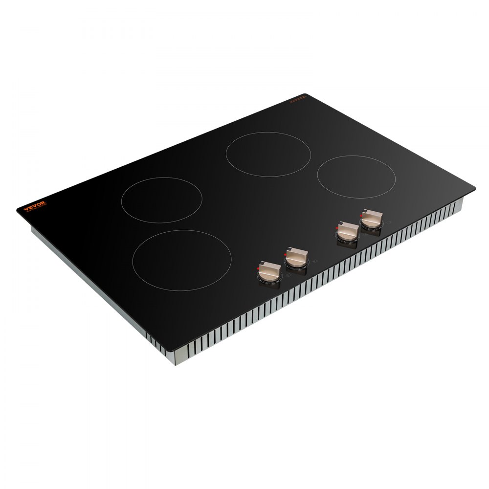 VEVOR Electric Cooktop With Front Controls – 6600W 4 Burner