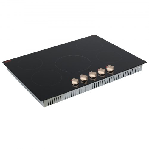9200W 5 Burner Induction Cooktop Electric Countertop Burner Knob ...