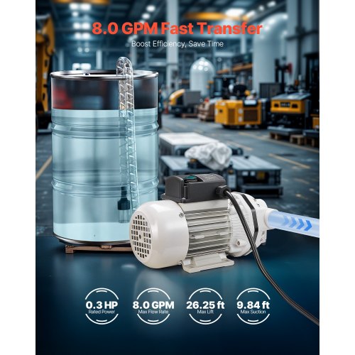 DEF Transfer Pump 8 GPM 110V for Diesel Exhaust Fluid Diaphragm Self ...