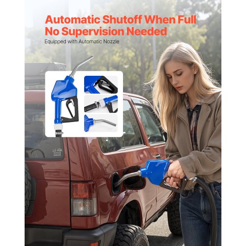 12V 7 GPM DEF Transfer Pump 48 Gallon Tank Auto Nozzle for Diesel ...