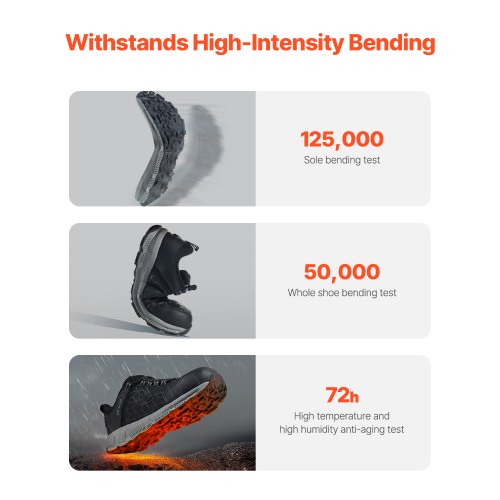 VEVOR Alloy Toe Shoes for Men US Size 11 Athletic Work Shoe Sneakers ...