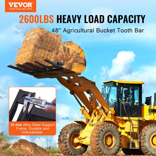 VEVOR Bucket Tooth Bar: Enhance Excavator with Quality
