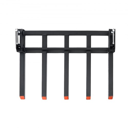 VEVOR Clamp on Debris Forks to 48" Bucket, 2600 lbs Capacity Heavy Duty ...
