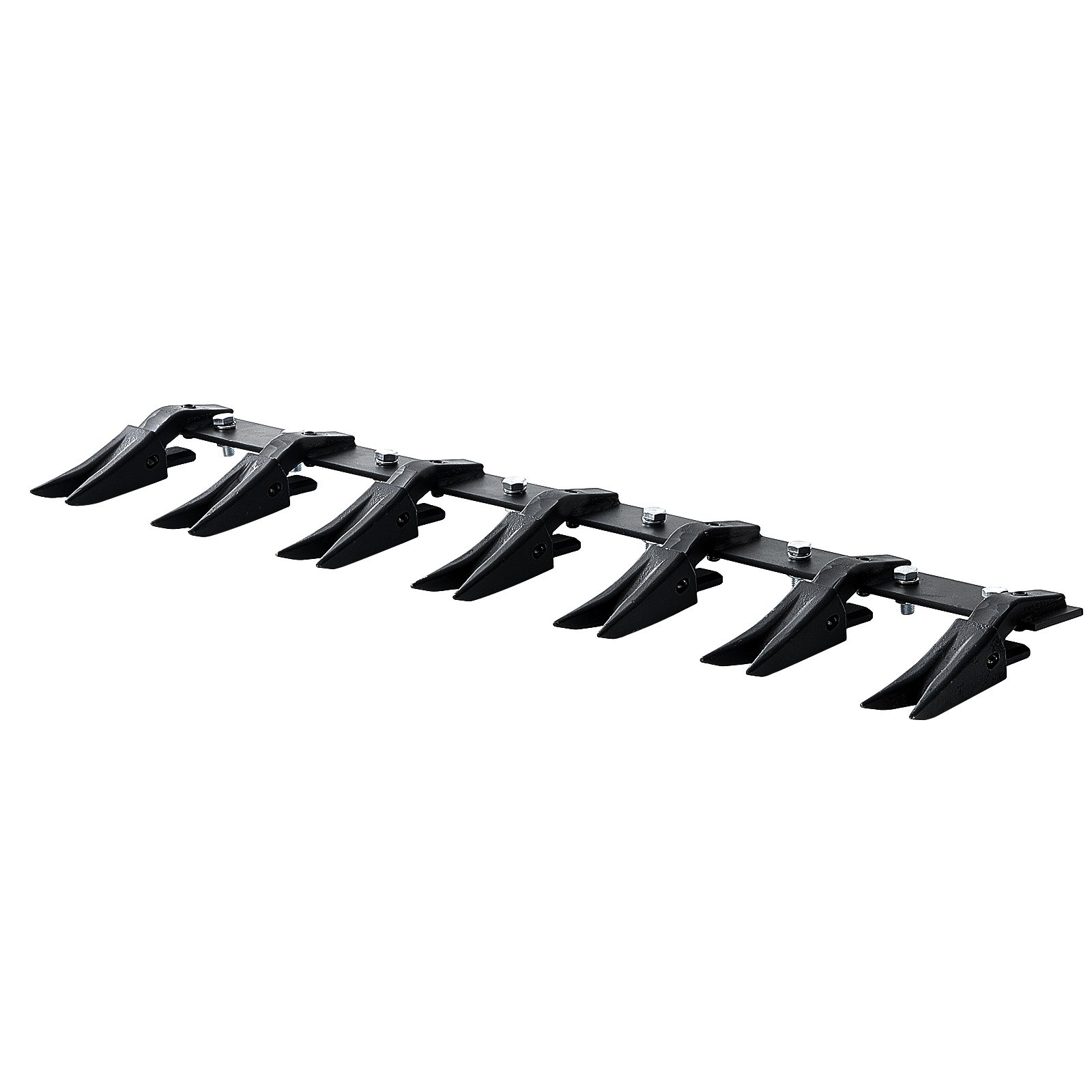 VEVOR Bucket Tooth Bar, 53'', Heavy Duty Tractor Bucket Teeth Bar for ...