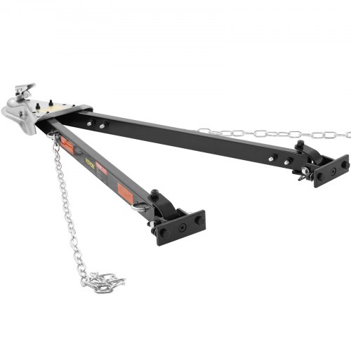 VEVOR Tow Bar, 5500 lbs Towing Capacity with Chains, Powder-Coating ...