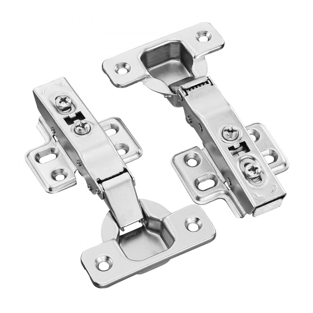 VEVOR Cabinet Hinges, 60 Packs Full Overlay Kitchen Cabinet Door Hinges ...