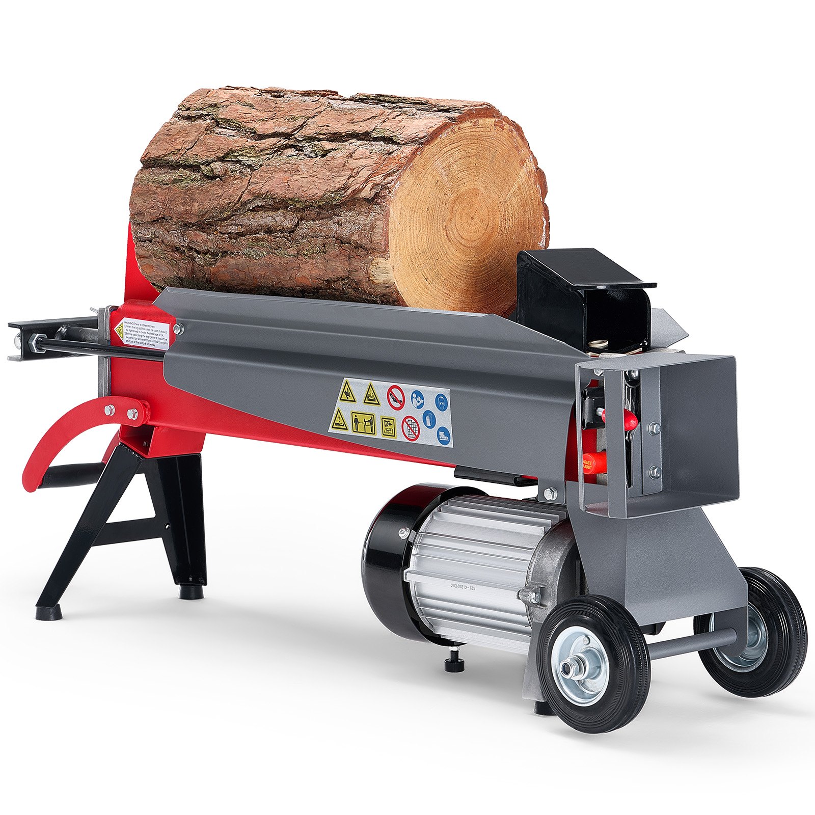 VEVOR 6.5T Force Electric Log Splitter 3400 RPM Log Splitter with 1.75 ...