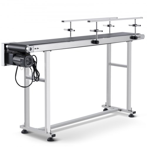 VEVOR Belt Conveyor, 59 x 7.8 inch Conveyor Table, Heavy Duty Stainless ...