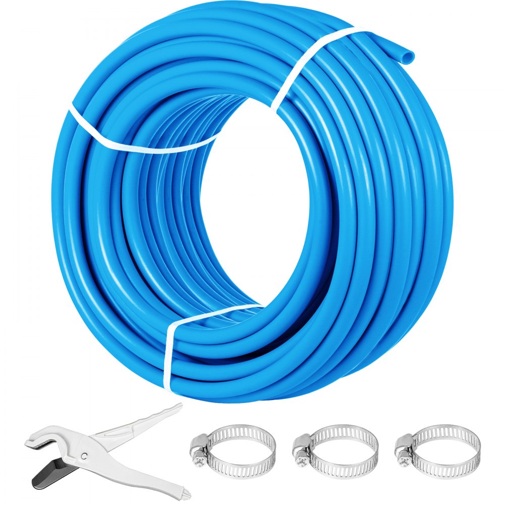VEVOR Pex Tubing, 1" Pex Pipe 300ft Flexible Pex Hose Non Oxygen ...