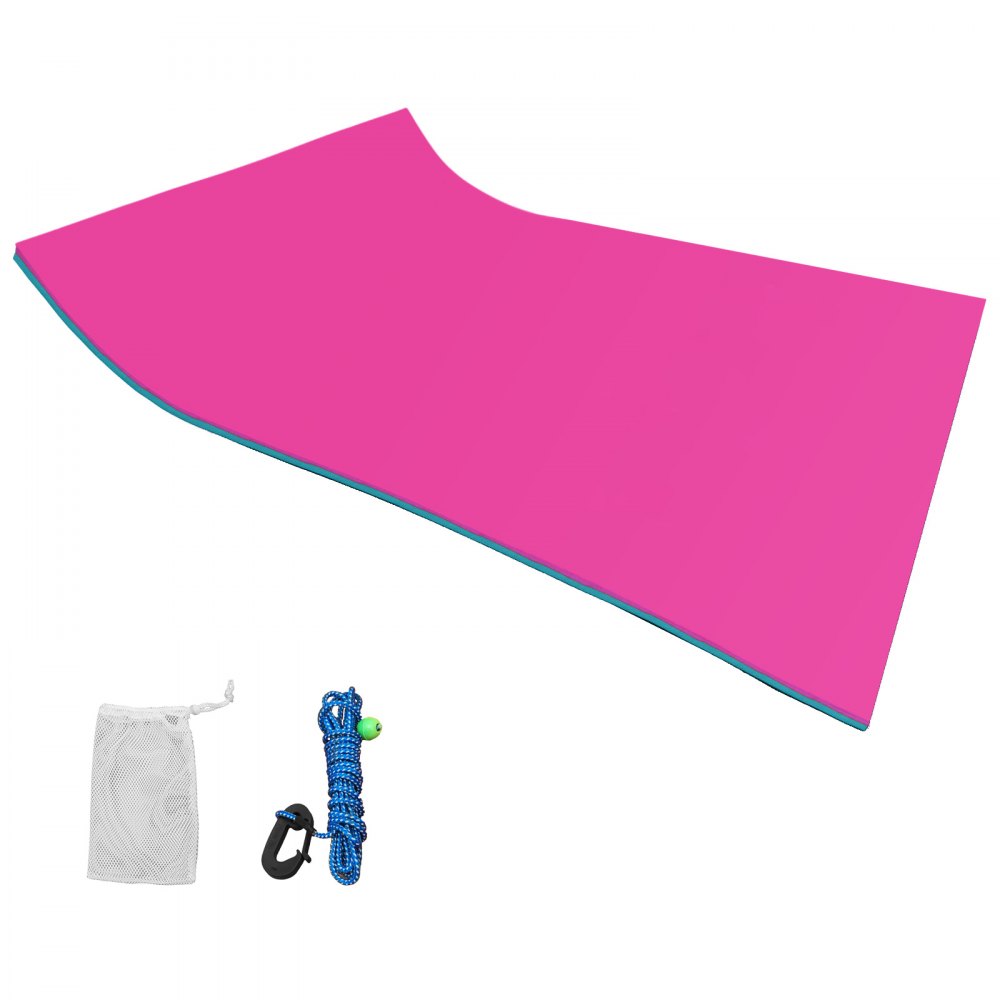 18×6Ft Water Pad Party Float with High Flotation Floating Foam Pad for ...