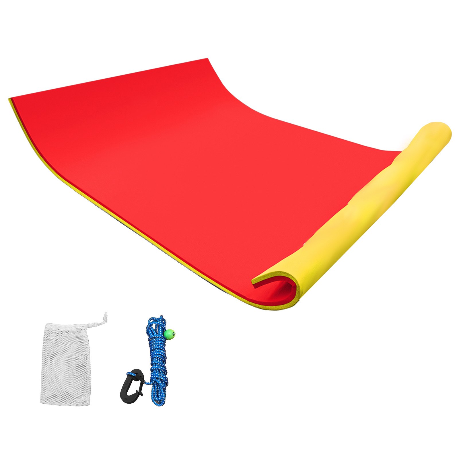 18×6Ft Water Pad Party Float with High Flotation Floating Foam Pad for ...