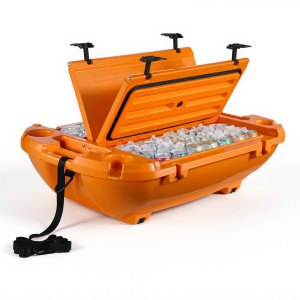 VEVOR Floating Cooler, 40 QT Floating Ice Chest with Dry Storage & Tow ...