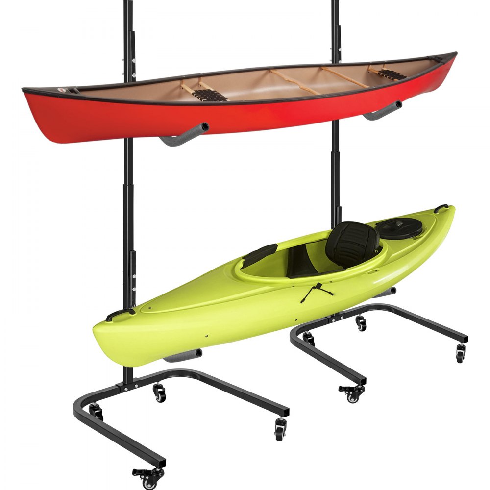 VEVOR Freestanding Kayak Storage Rack, 200 LBS Load-Bearing Capacity ...