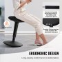 VEVOR Wobble Chair, Height-Adjustable (21.7-28.3") Active Chair ...