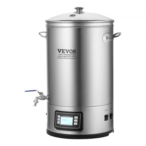 VEVOR Electric Brewing System, 8 GALLON Brewing Stock Pot, All-in-One ...