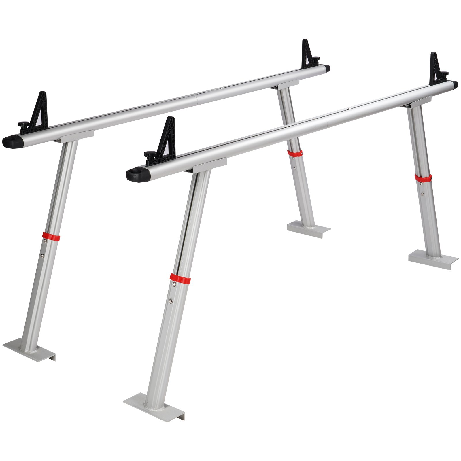 VEVOR Truck Rack, 800 lbs Capacity, 19-34in Adjustable Height, Aluminum ...