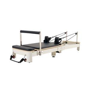 VEVOR Foldable Pilates Reformer Machine, Reformer Set with Sitting Box ...
