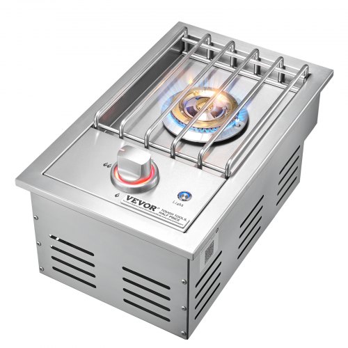 VEVOR Single Grilling Side Burner for Outdoor 17,000BTU Propane ...