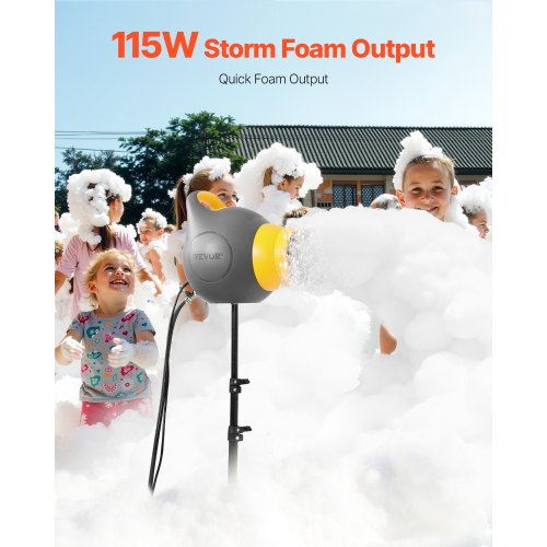 Foam Machine Party Foam Cannon 115 W Foam Cannon for Party Grey ...
