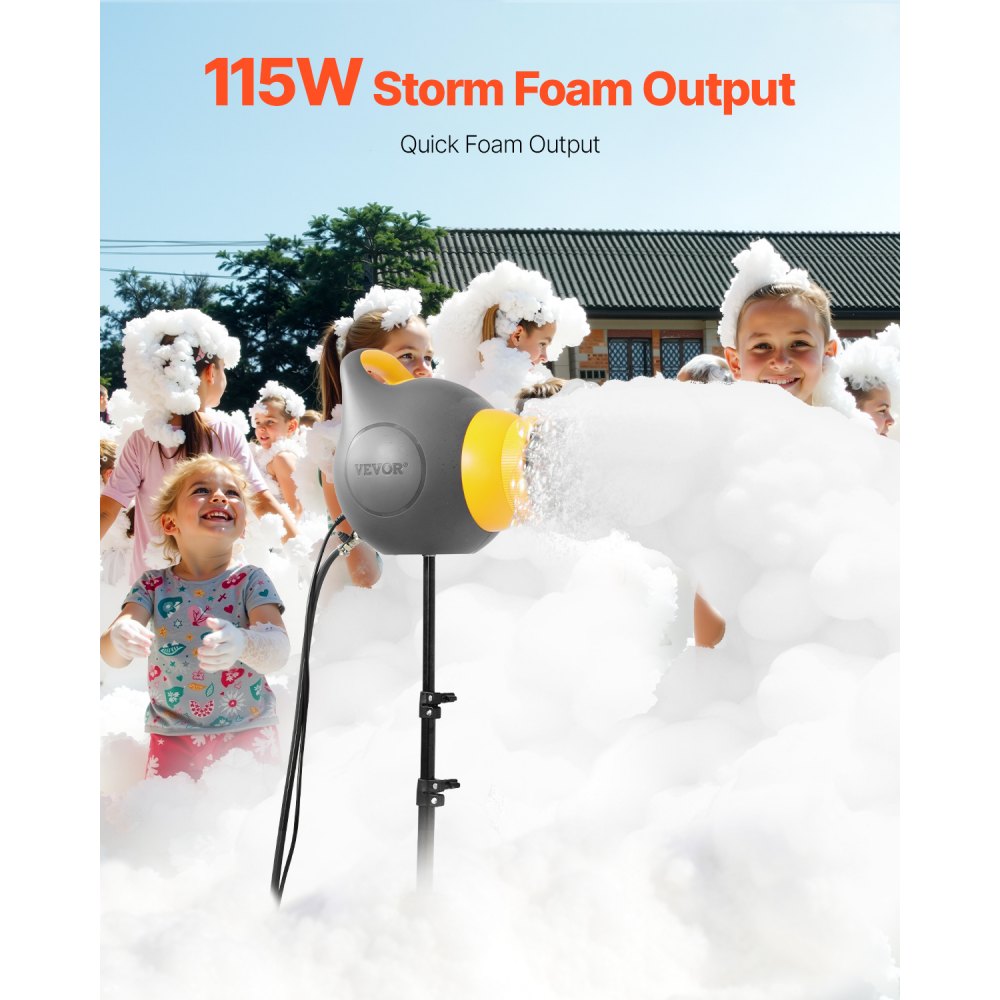 VEVOR Foam Cannon for Party – 120W, 80dB, 208.66" Cord