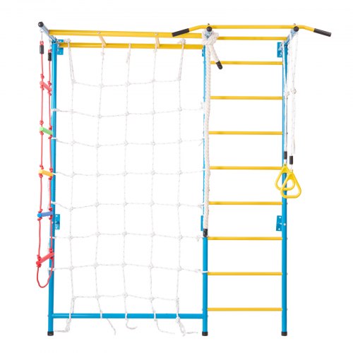 Wall Gym for Kids 7 in 1 Steel Indoor Kids Gym for Exercise Climbing ...
