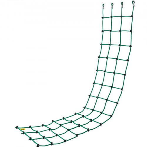 VEVOR Climbing Cargo Net, 30" x 150" Climbing Net, Polyester Playground ...