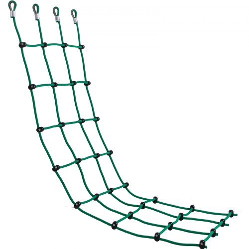 VEVOR Climbing Cargo Net, 30" x 89" Climbing Net, Polyester Playground ...