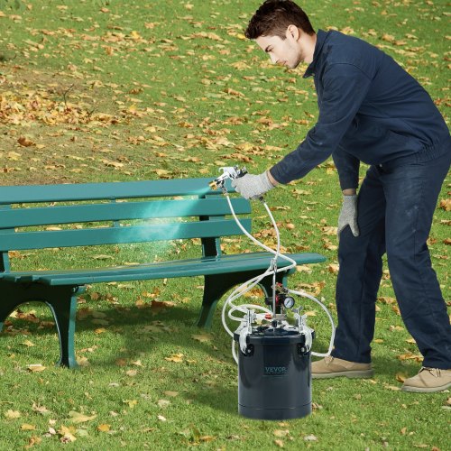 VEVOR Spray Paint Pressure Pot Tank, 10L/2.5gal Air Paint Pressure Pot ...