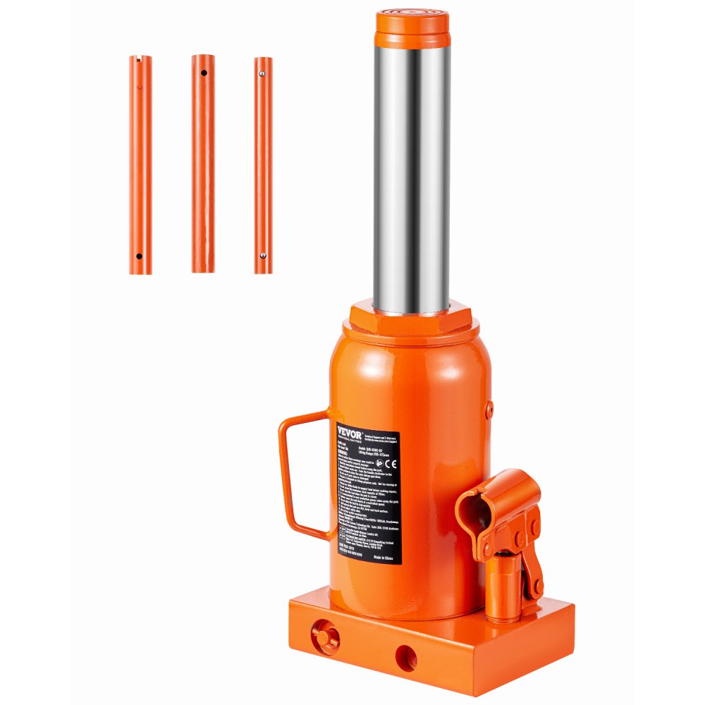VEVOR 30 Ton Bottle Jack – 11.22"-18.66" Lift, -13℉ to 140℉