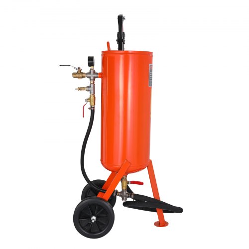 VEVOR 10 Gallon Heavy-Duty Sand Blaster, 60-110 PSI High Pressure ...