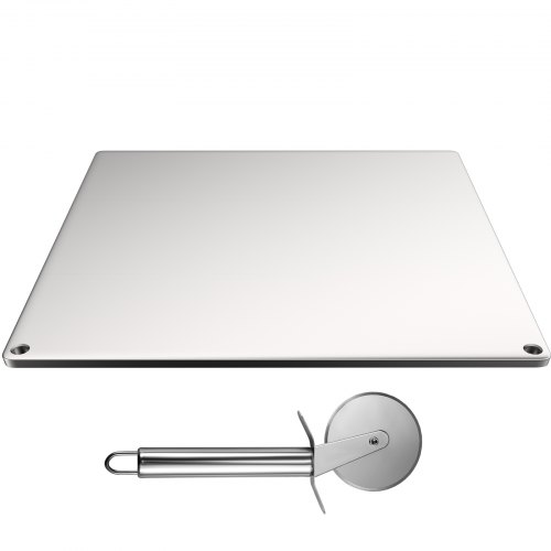 VEVOR Steel Pizza Stone, Solid Steel Baking Steel, 16" x 14" Steel ...