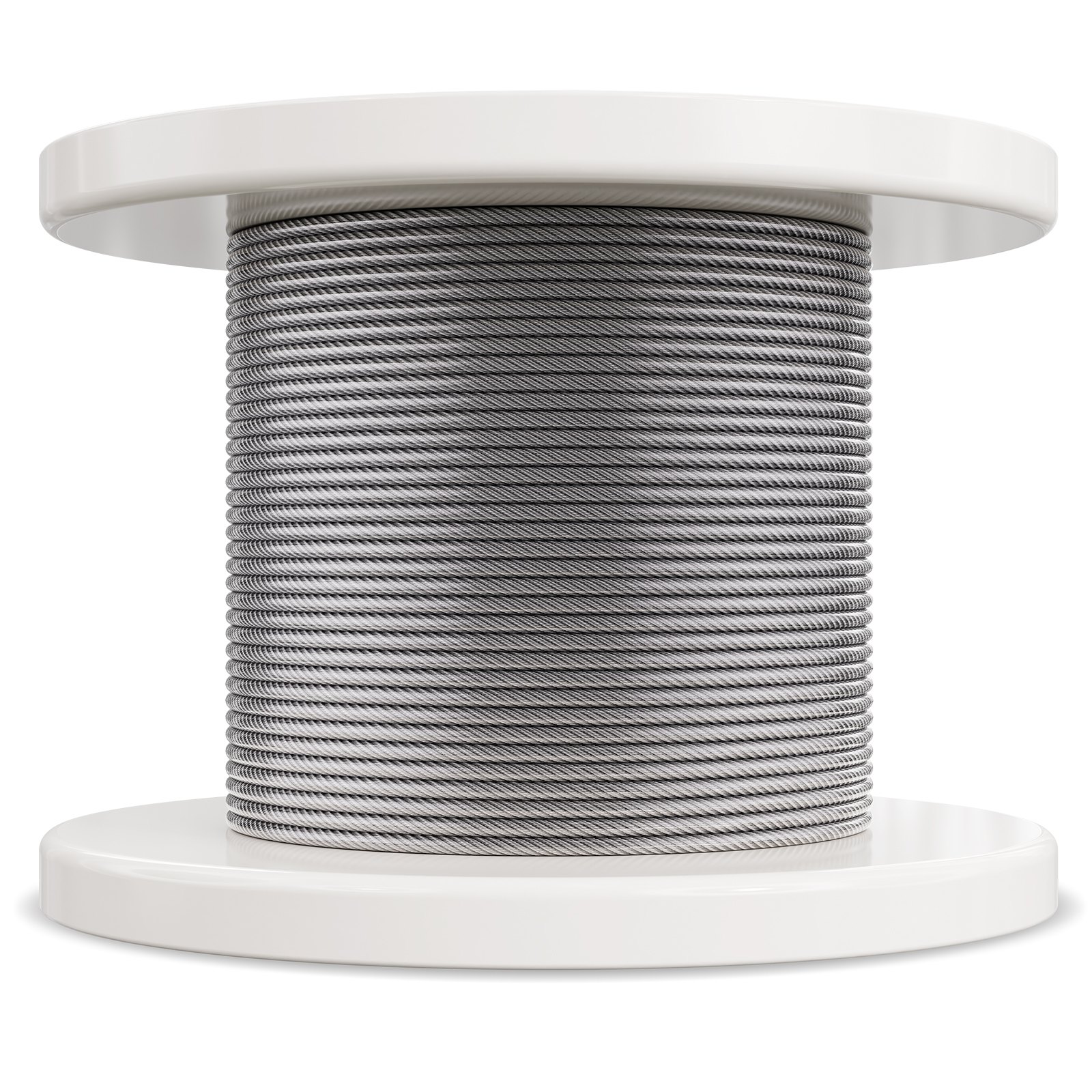 VEVOR Wire Rope Kit, 1/8" 100 ft 304 Stainless Steel Cable with 59 ...