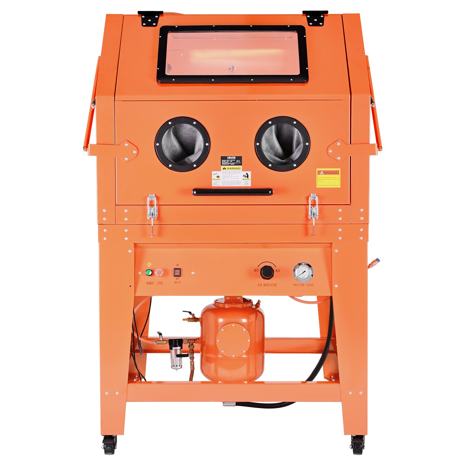 VEVOR Large Sandblasting Cabinet – 245 Gal, 32 Gal Hopper