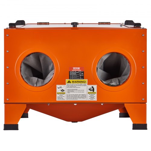 VEVOR 25 Gallon Sandblasting Cabinet, 40-120PSI Portable Benchtop Sand ...