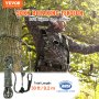 VEVOR Tree Stand Safety Rope, 30 ft/91.44 m Treestand Lifeline Rope ...
