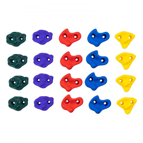 VEVOR Ninja Tree Climbing Kit, 20 Tree Climbing Holds and 6 Ratchet ...