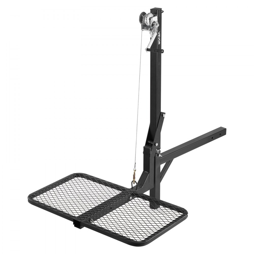 VEVOR Hitch Deer Hoist with Lifting System Platform, 300 lbs Load ...