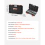 VEVOR Hex Bit Metric Socket Set - S2 Alloy Steel, Cr-V Steel