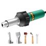 VEVOR Hot Air Gun for Plastic Welding – 1600W PVC TPO Torch