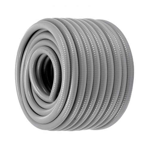 VEVOR 3/4-Inch Flexible Electrical Conduit, 100 ft, PVC Liquid-Tight ...