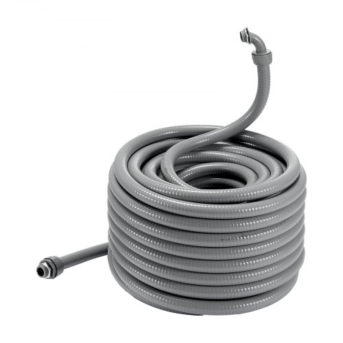 VEVOR 3/4-Inch Flexible Electrical Conduit, 100 ft, PVC Liquid-Tight ...