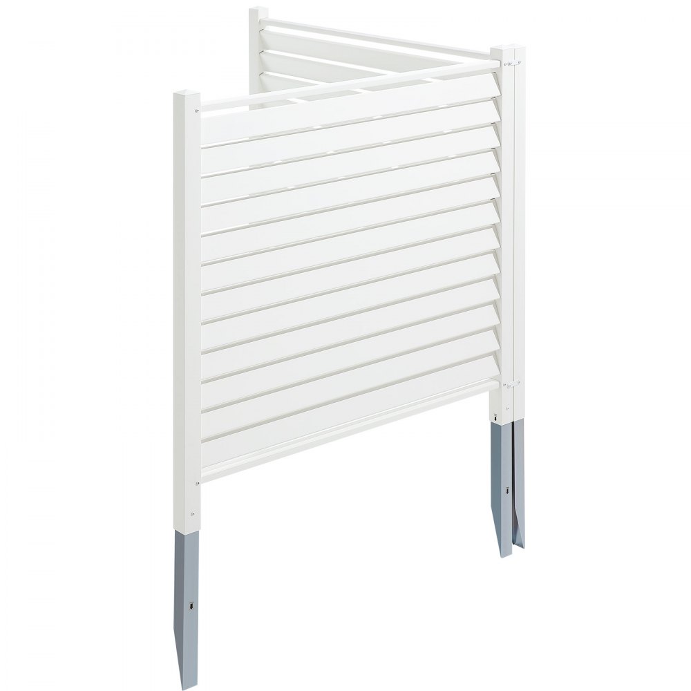VEVOR 48" W x 48" H Vinyl Privacy Fence Panels, Air Conditioner Fence ...