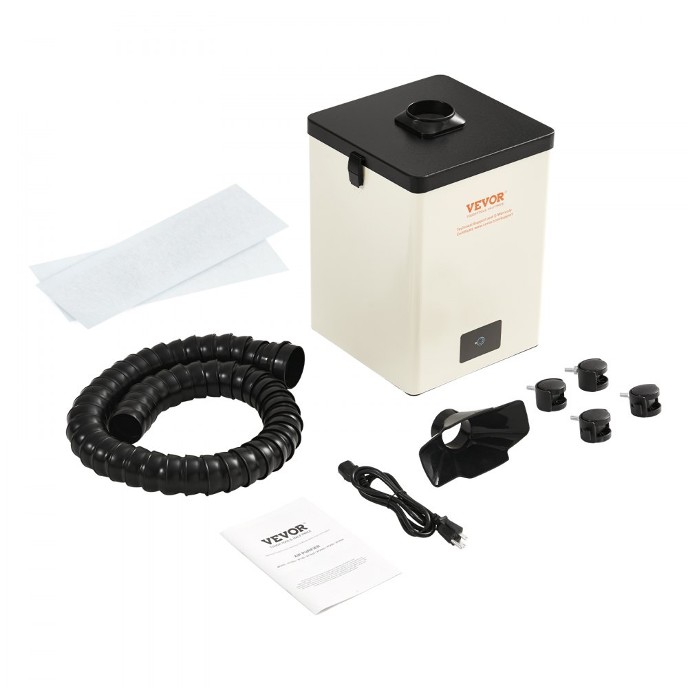 VEVOR Solder Fume Extractor, 150W Soldering Smoke Extractor with 3 ...