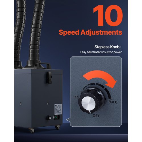 Solder Fume Extractor 275W Brushless Soldering Smoke Absorber & 4-Stage ...