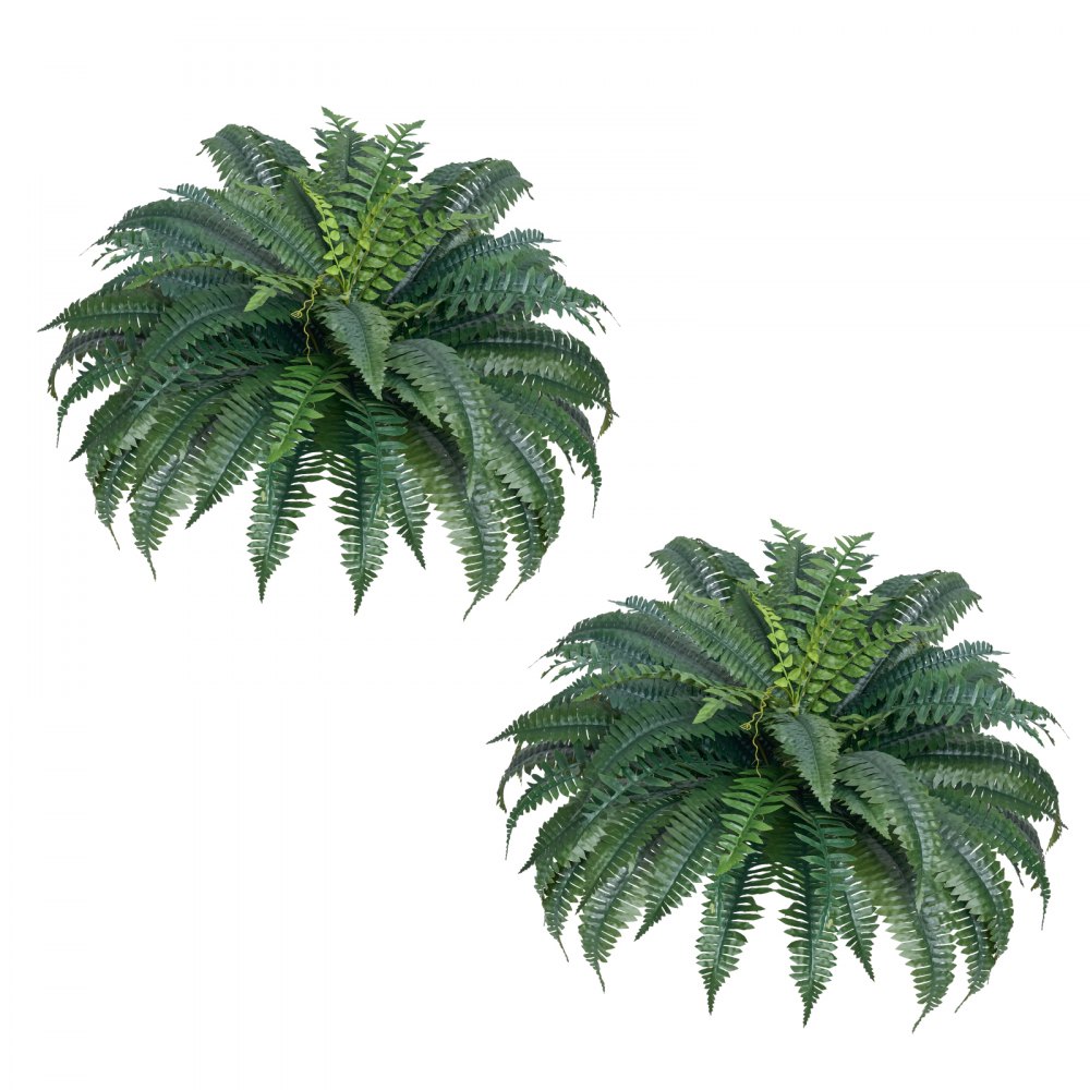 VEVOR Large Artificial Ferns — Hanging Faux Boston Ferns