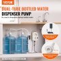 VEVOR 2x5 Gallon Bottled Water Dispenser Pump System Water Dispensing ...